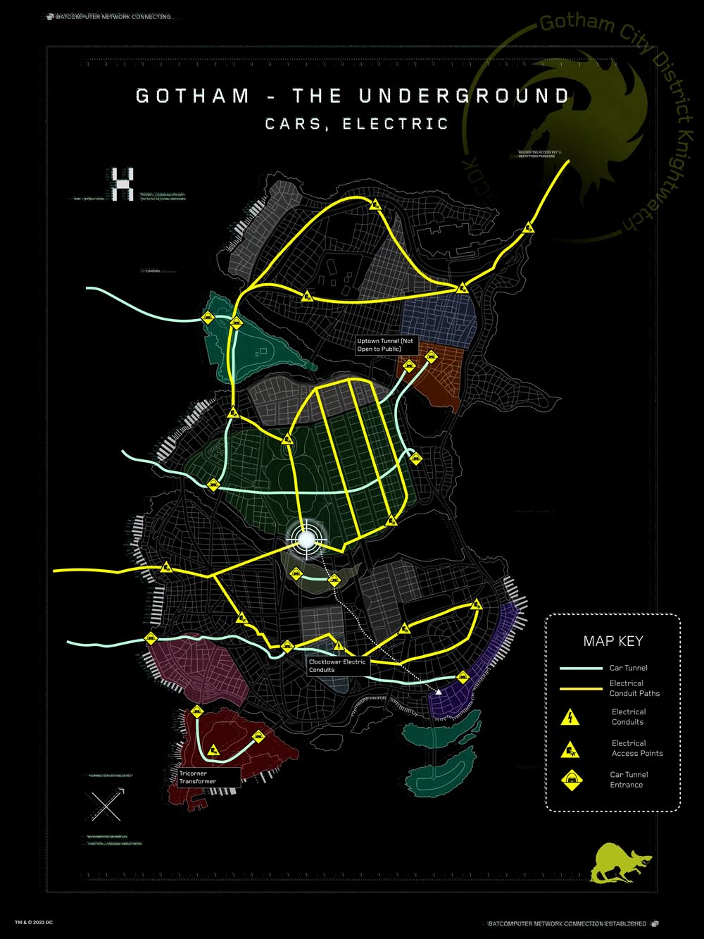 The Underground - Electric Map - Candy