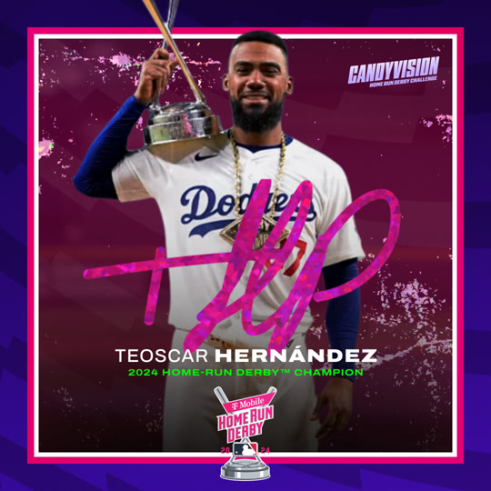 Teoscar Hernández - 2024 Home Run Derby Champion - Candy